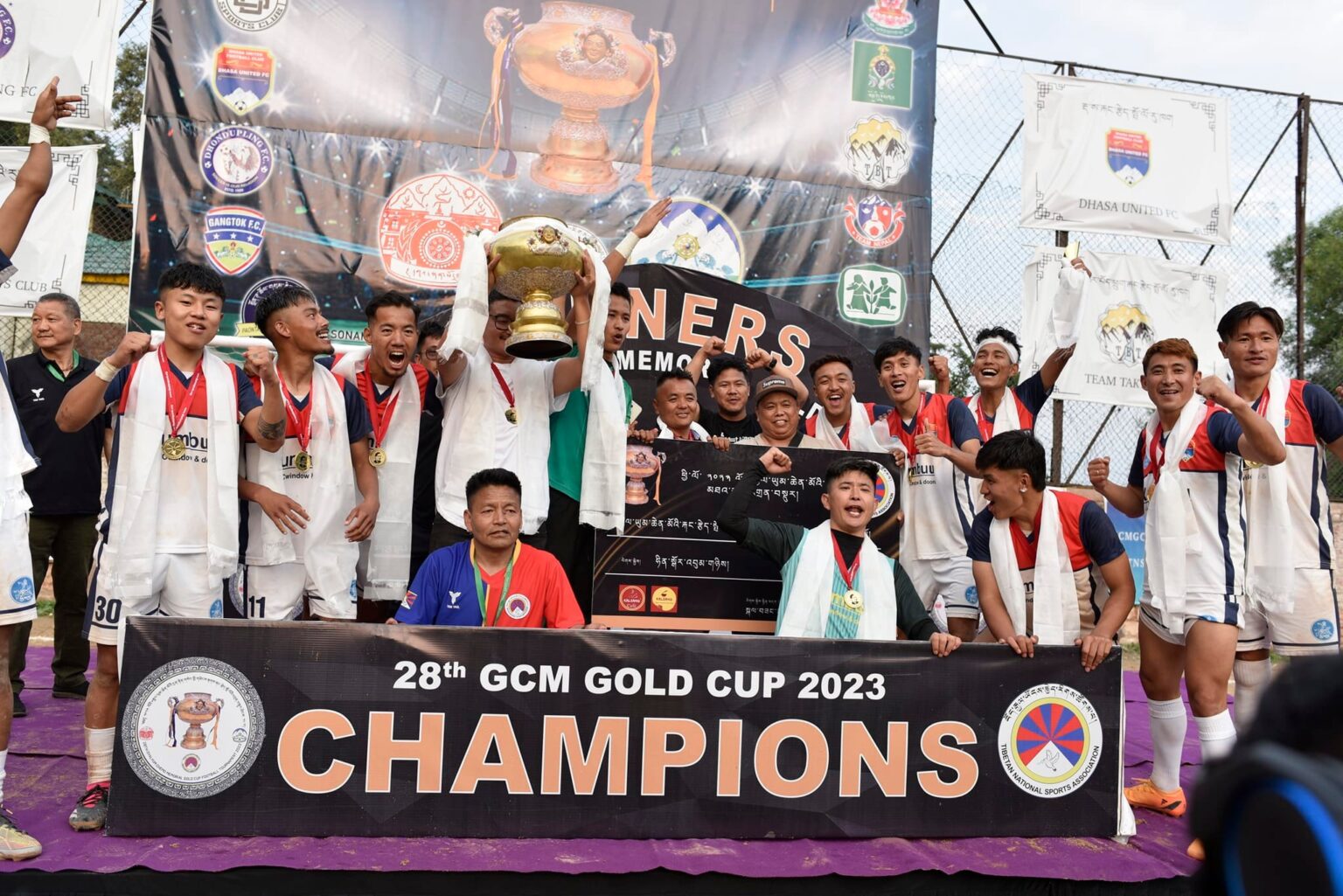 Dhasa United edge out Dhondupling FC to win 28th GCM Cup - Phayul